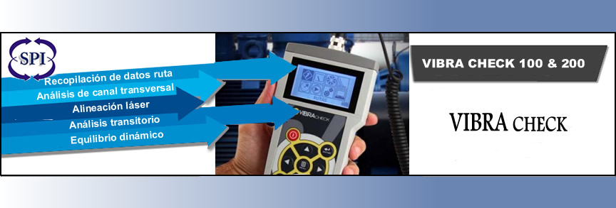 VIBRACHECK 100| VIBRACHECK 200| Analizador de vibraciones mecanicas